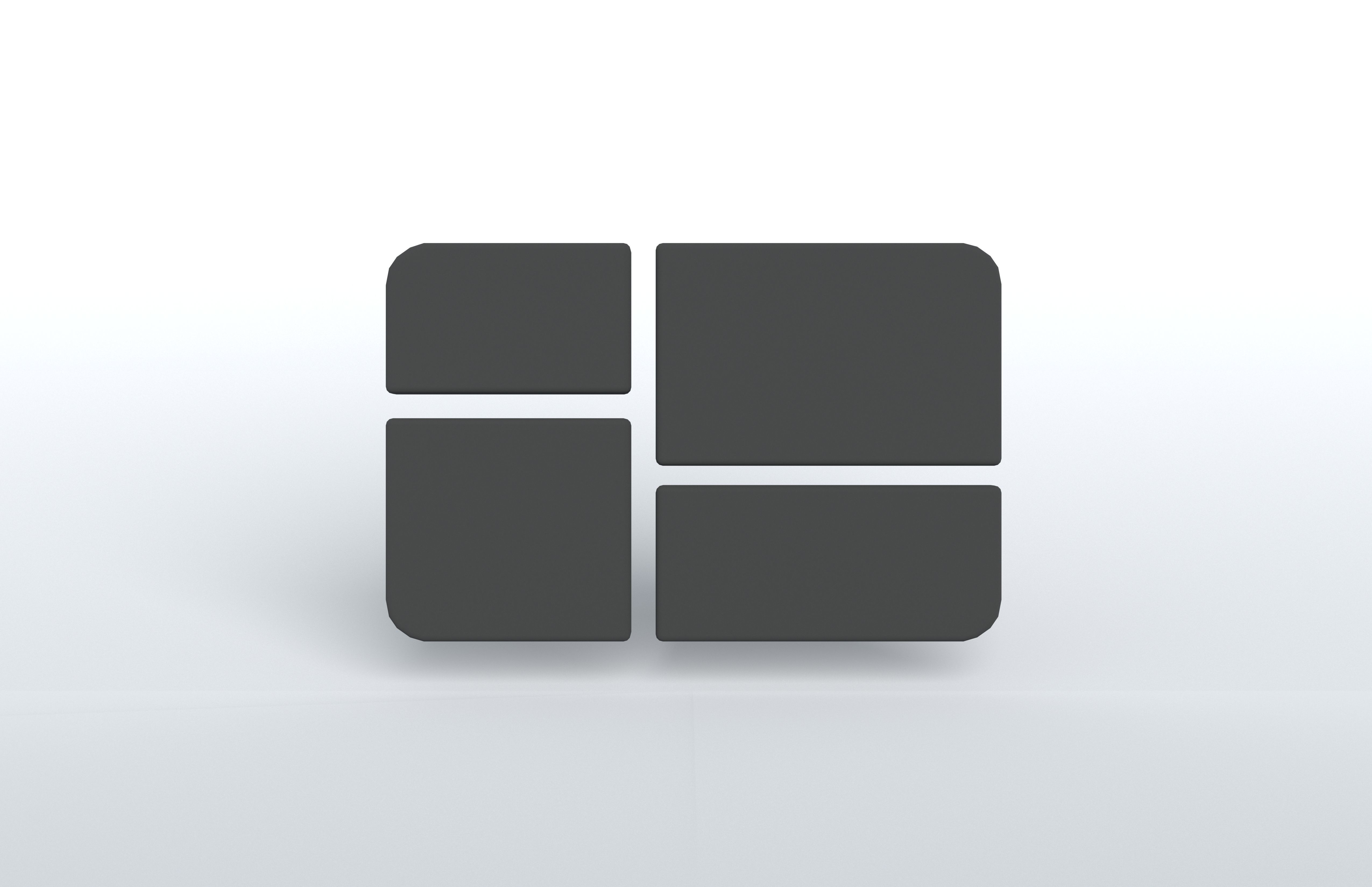 Windows 1 Logo v1 004 free VR / AR / low-poly 3D model | CGTrader