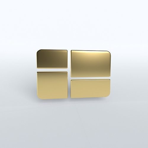 Windows 1 Logo v1 005 free VR / AR / low-poly 3D model | CGTrader