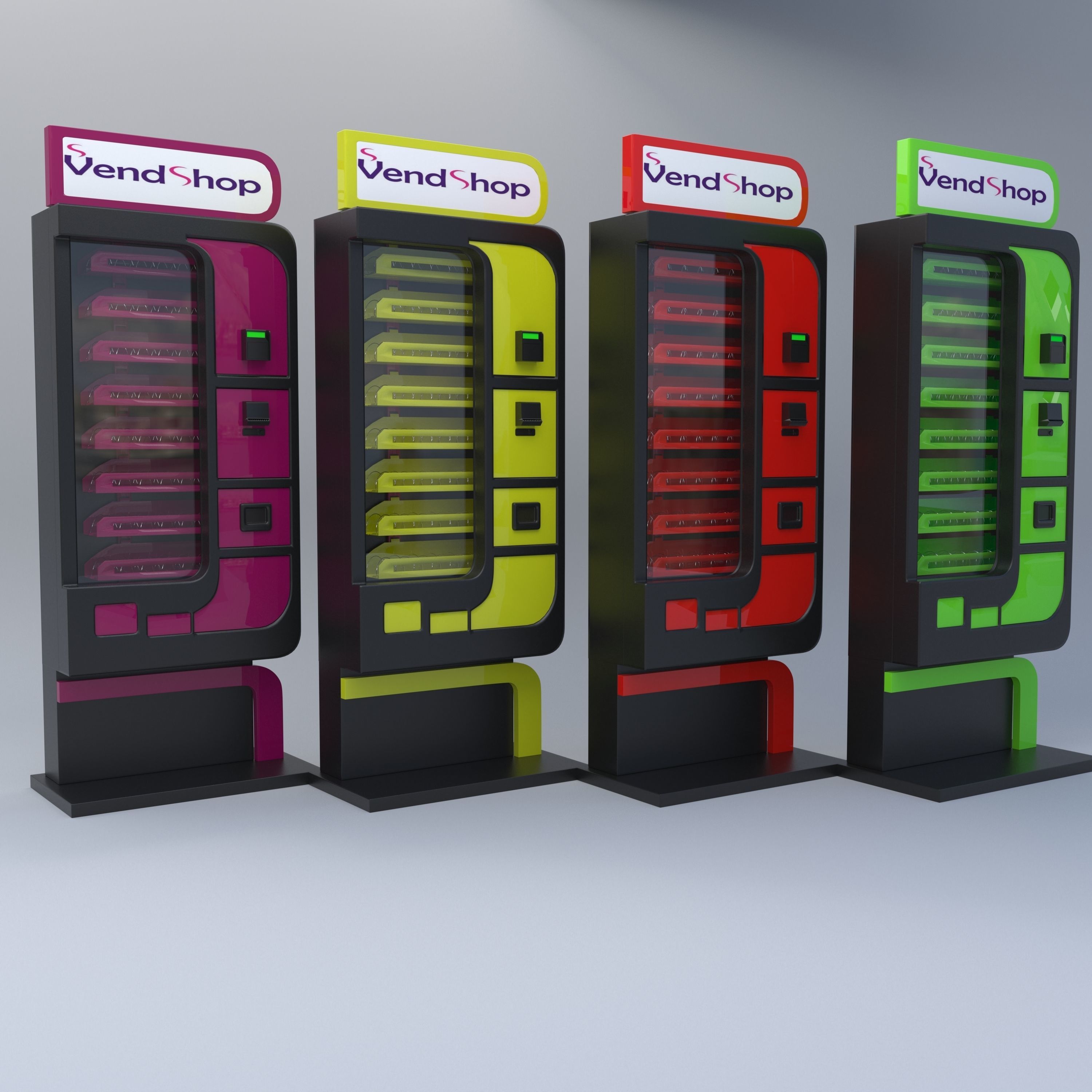 vending machine 3D model | CGTrader