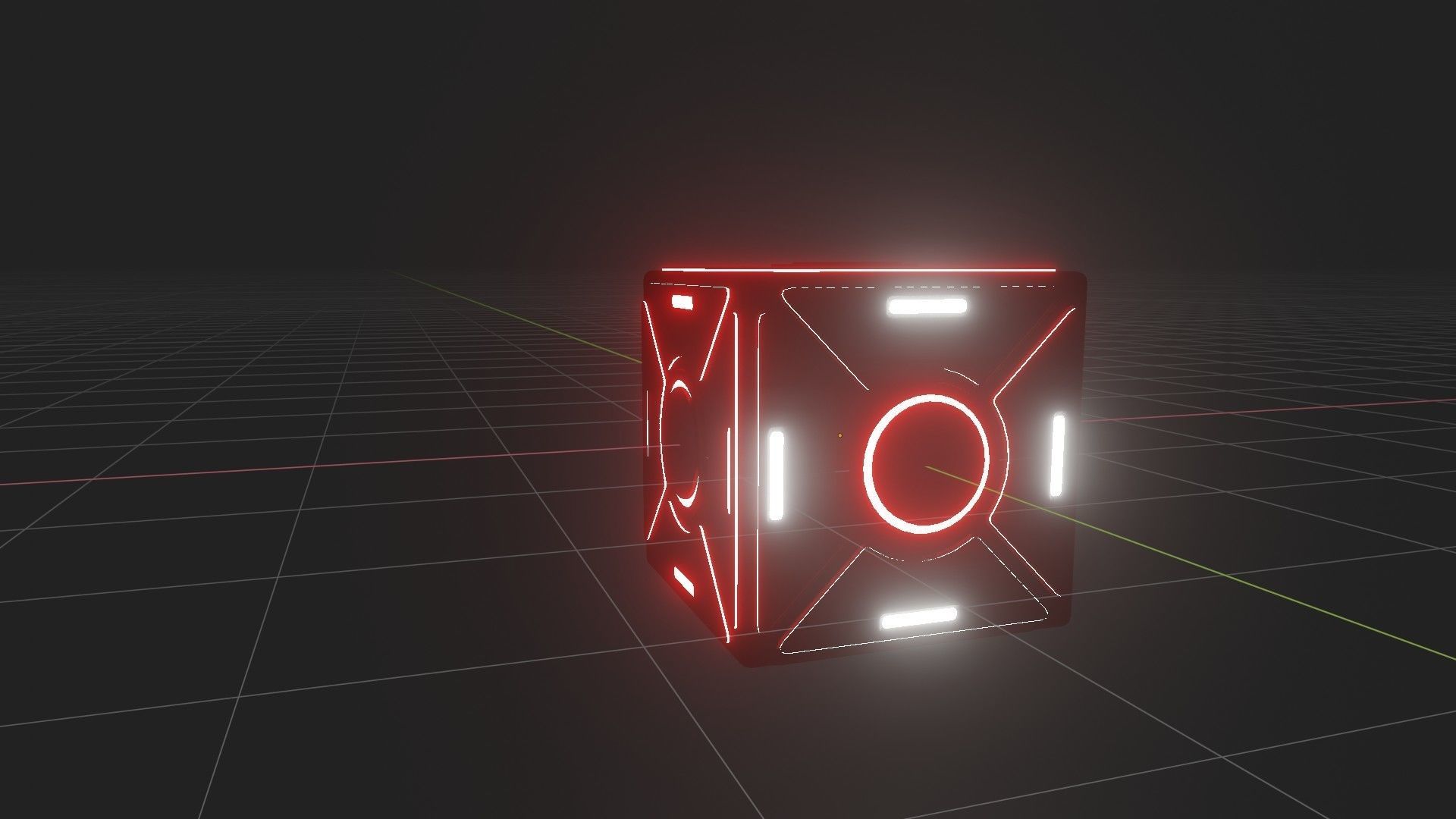 Sci Fi cube 1 3D model | CGTrader