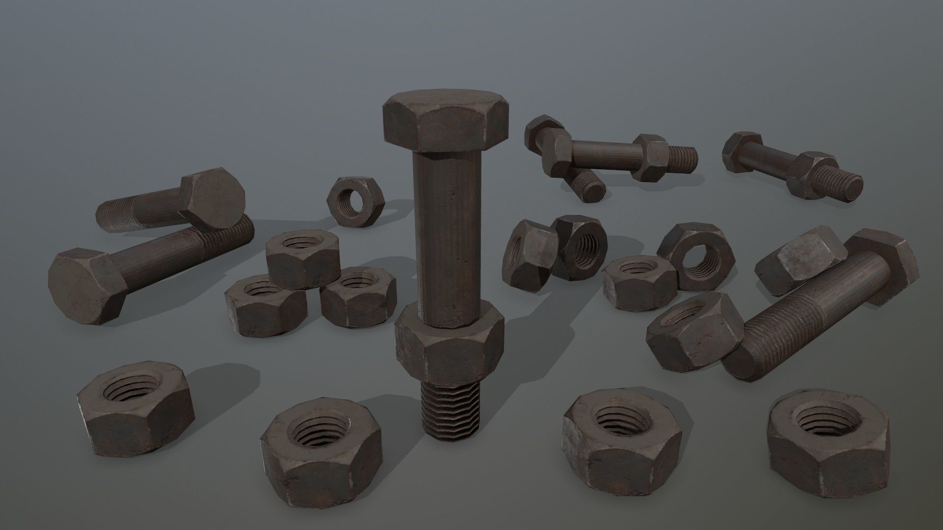3D model Bolts VR / AR / low-poly | CGTrader