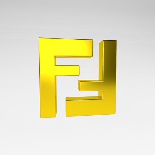 FENDI Logo v1 005 free VR / AR / low-poly 3D model | CGTrader