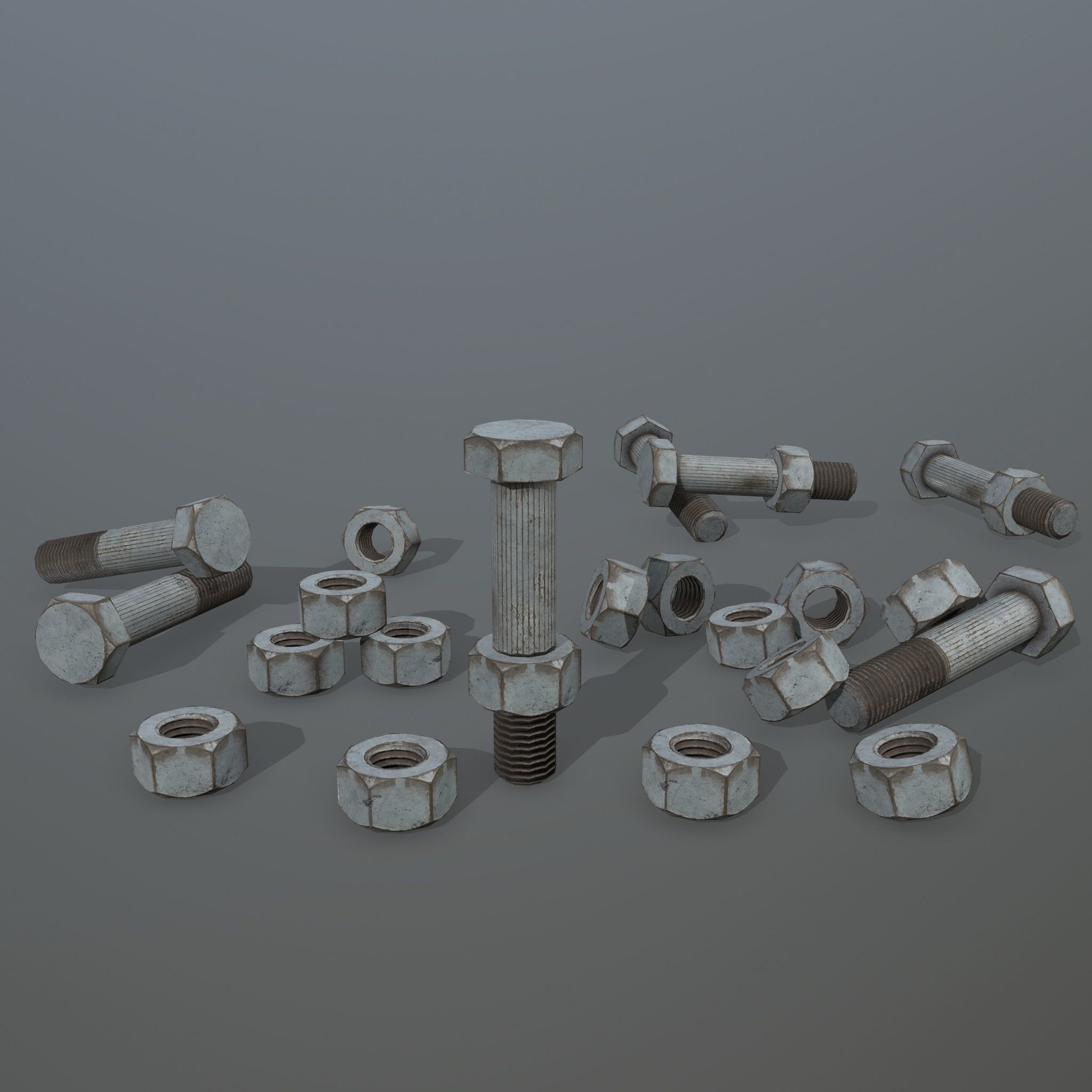 3D model Bolts VR / AR / low-poly | CGTrader