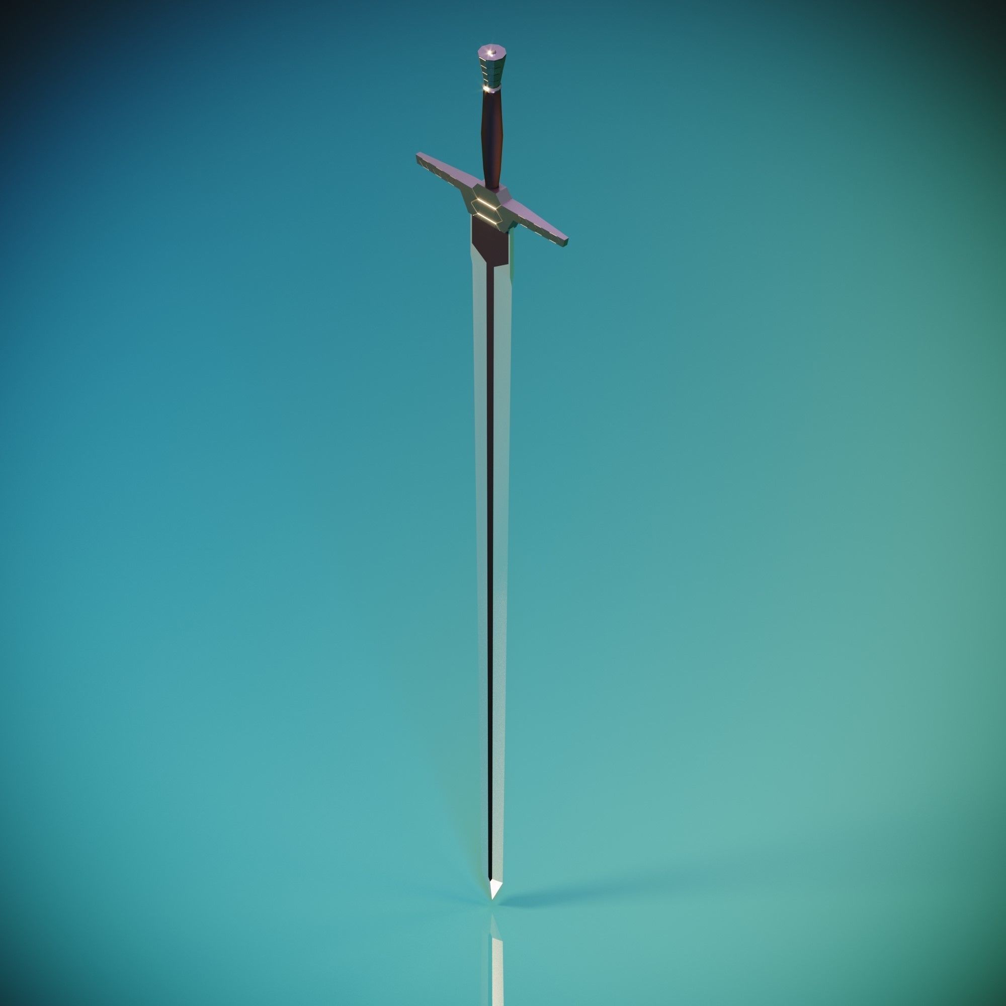 3D model The Witchers sword VR / AR / low-poly | CGTrader