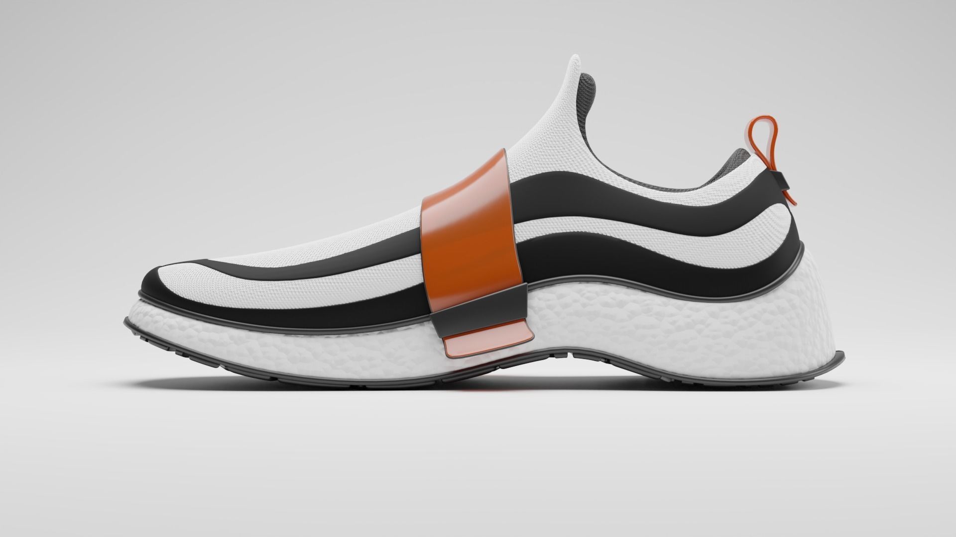 Modern concept shoe design 3D model | CGTrader