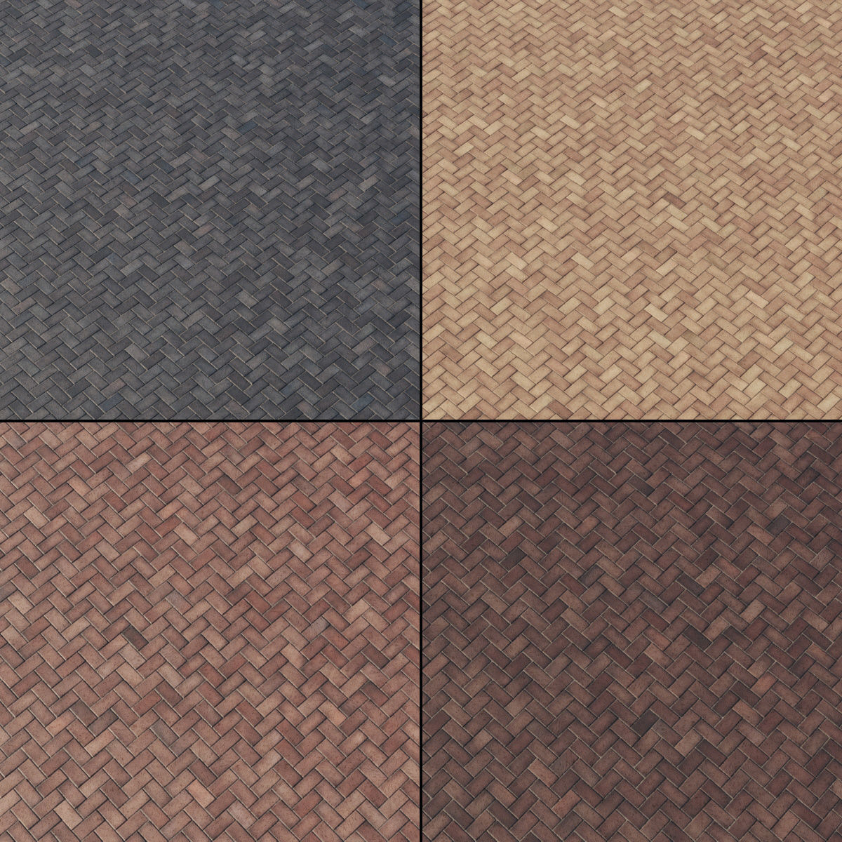 Clinker paving slabs Type 2 Texture | CGTrader