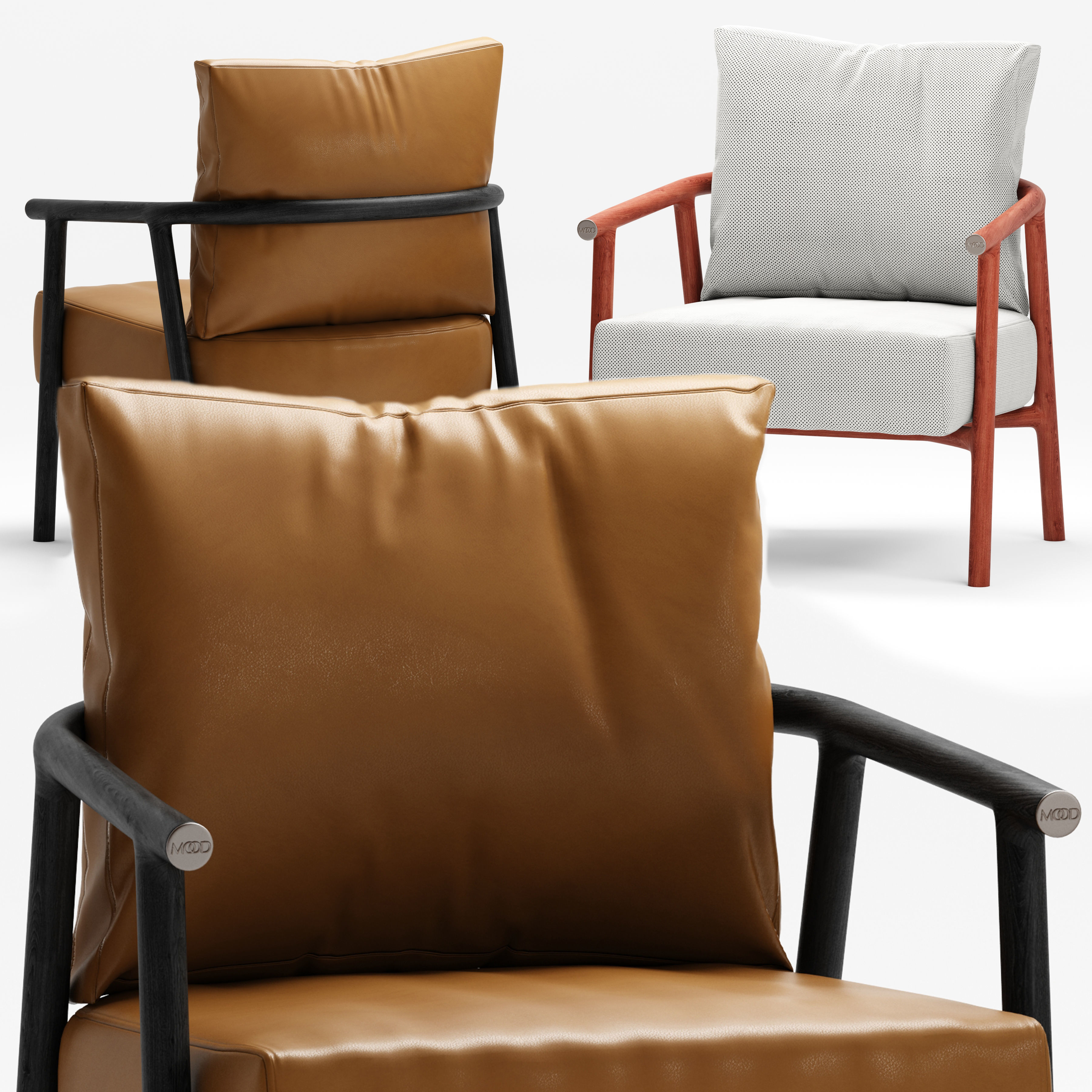 Flexform Icaro armchair 3D model | CGTrader