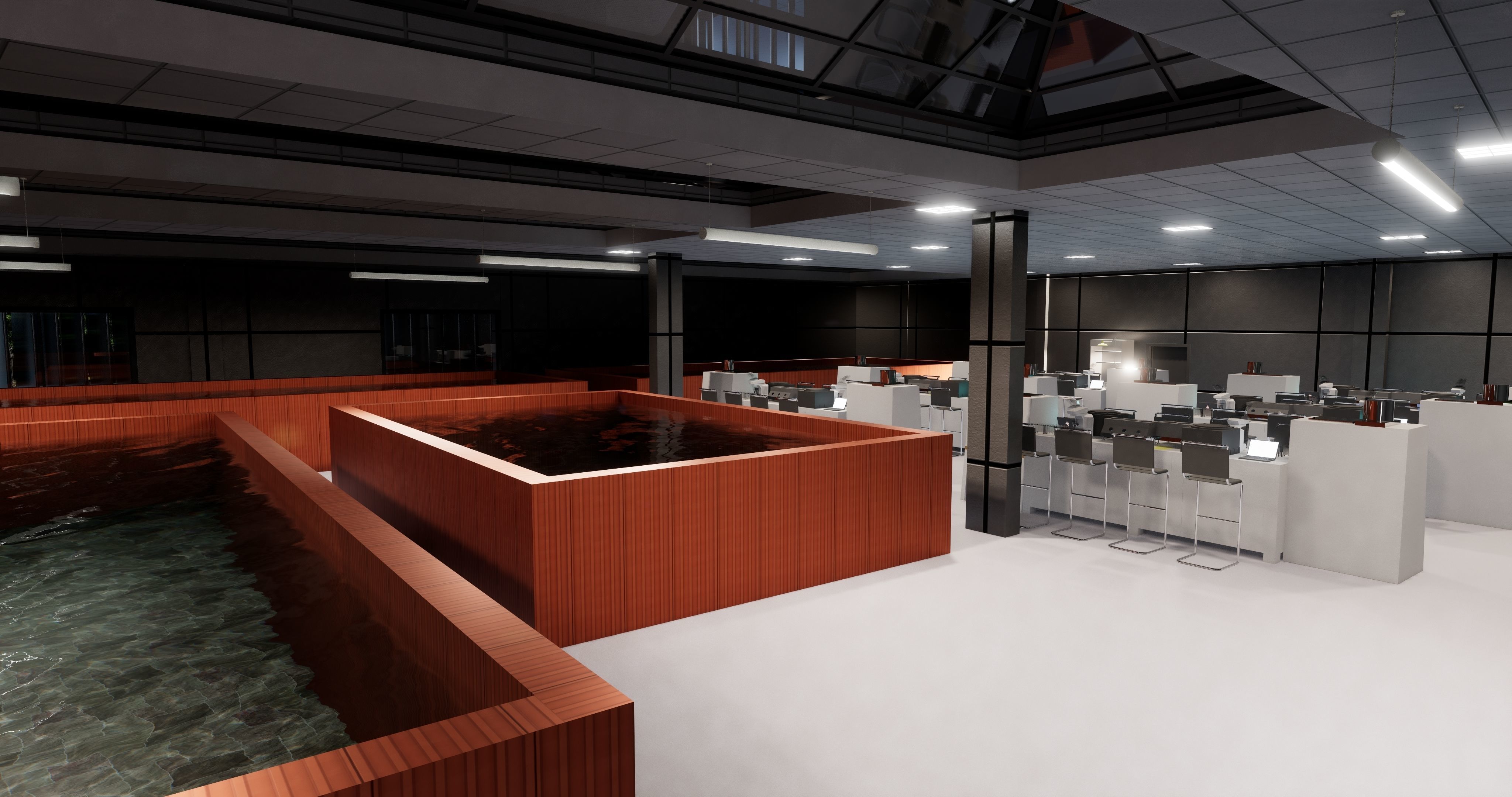 research and training center 3D model | CGTrader