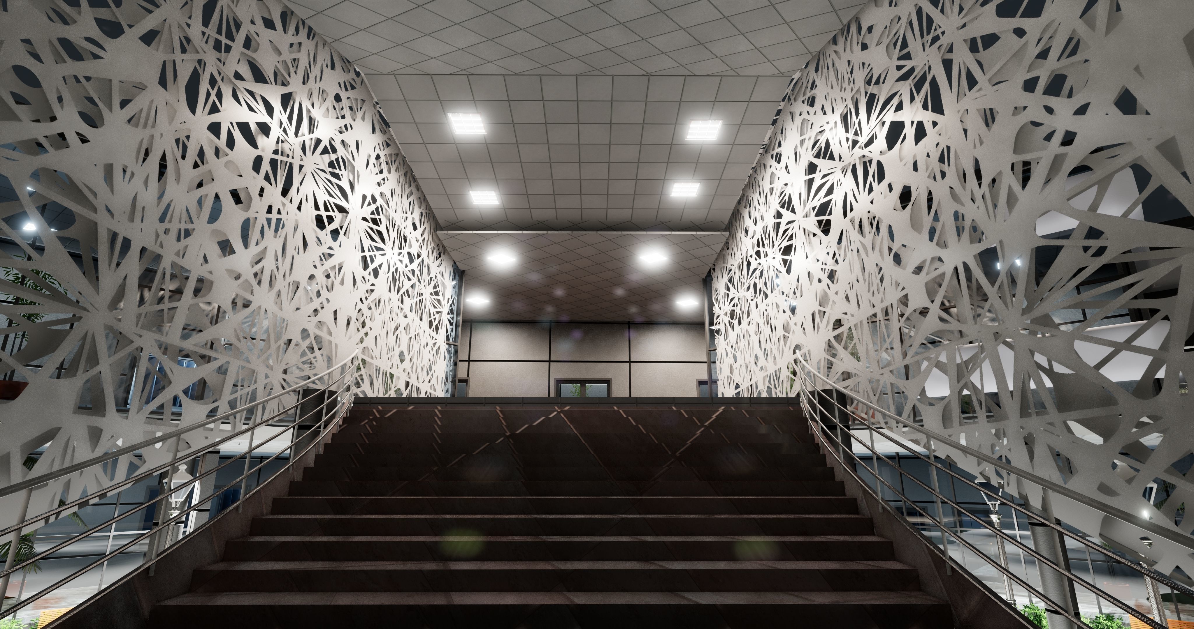 research and training center 3D model | CGTrader