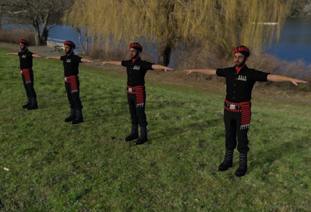 3D model Indian commando VR / AR / low-poly | CGTrader