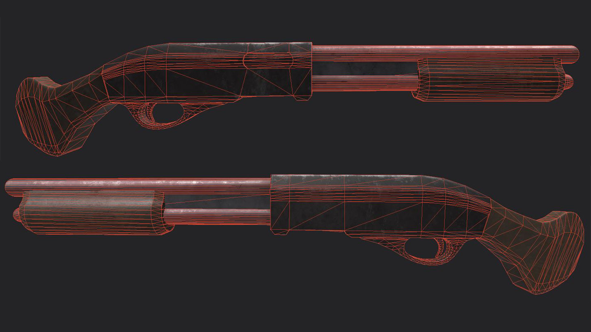 Sawed-off shotgun free VR / AR / low-poly 3D model | CGTrader