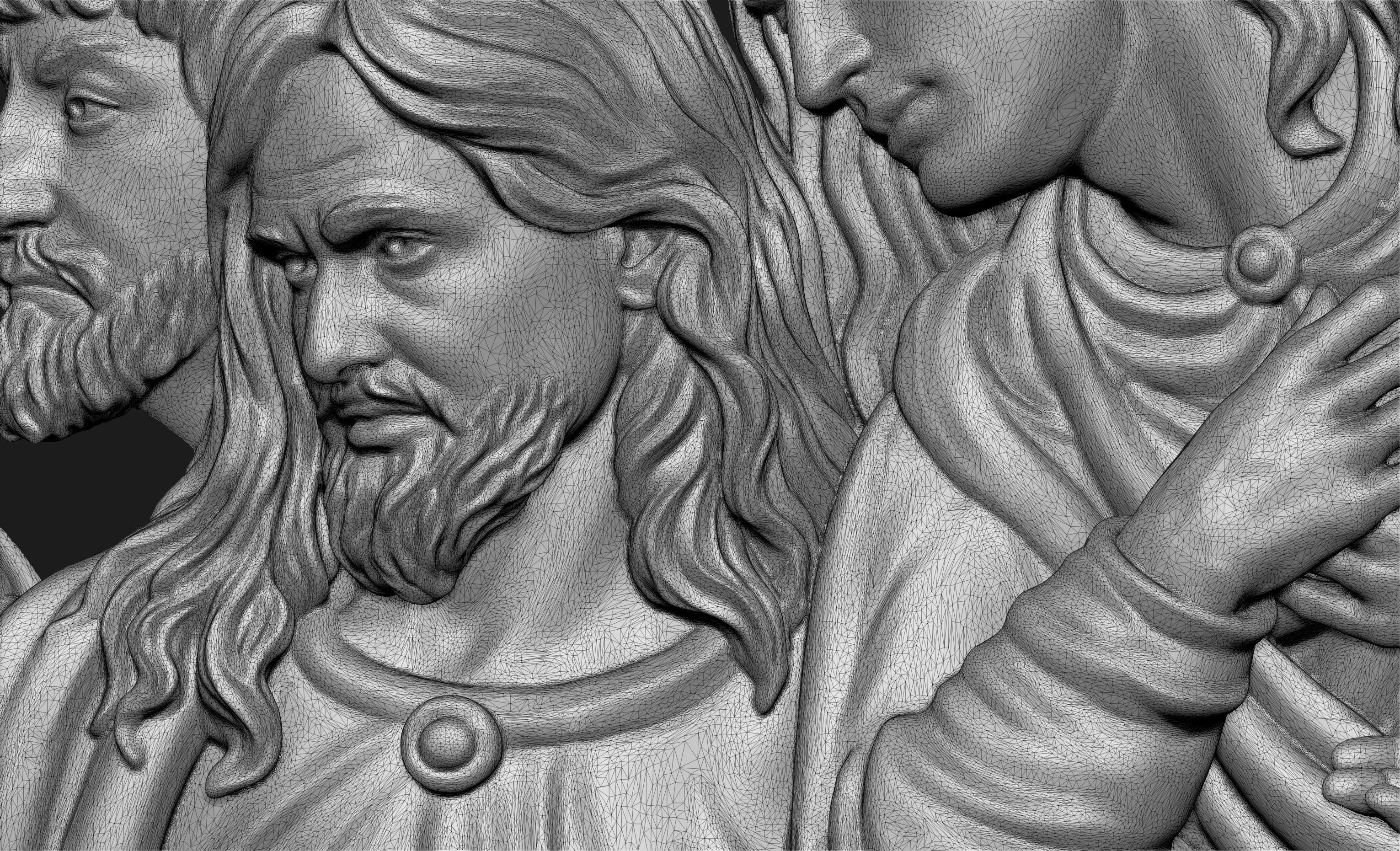Last Supper Bas Relief Set 3d Model 3d Printable Cgtrader