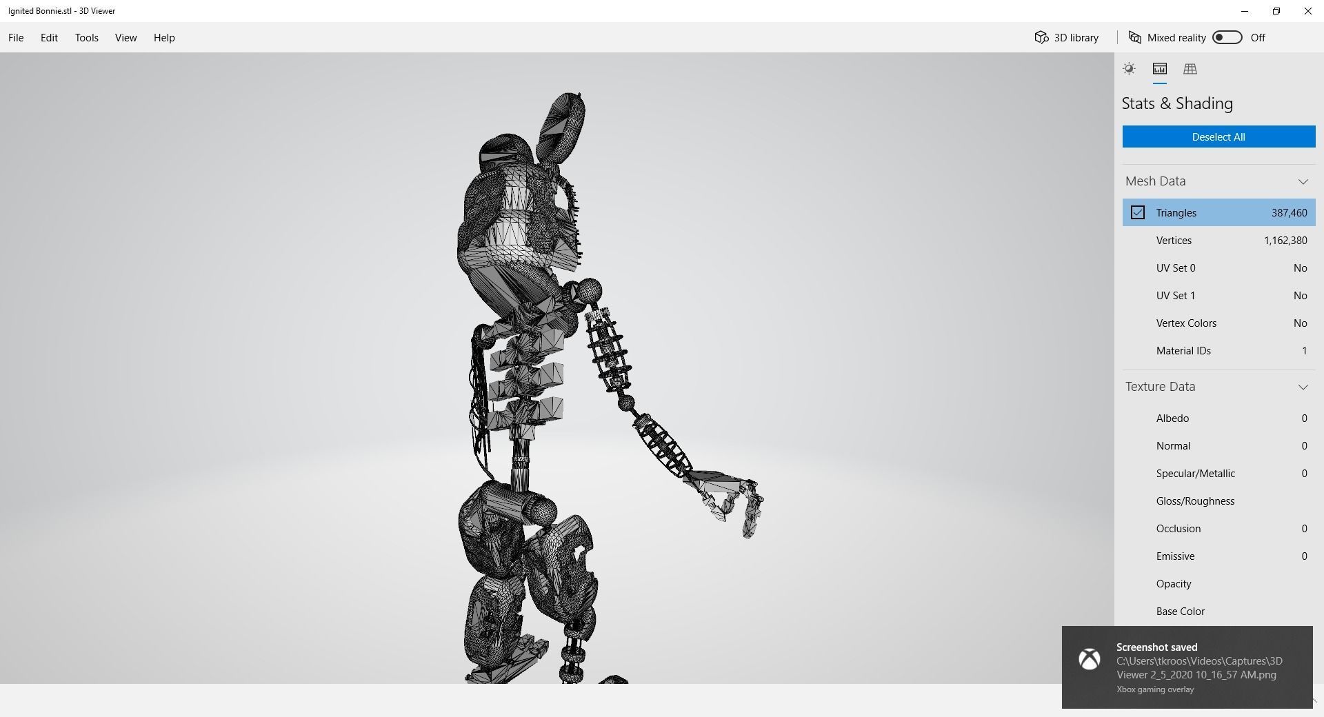 Ignited Bonnie 3D model | CGTrader