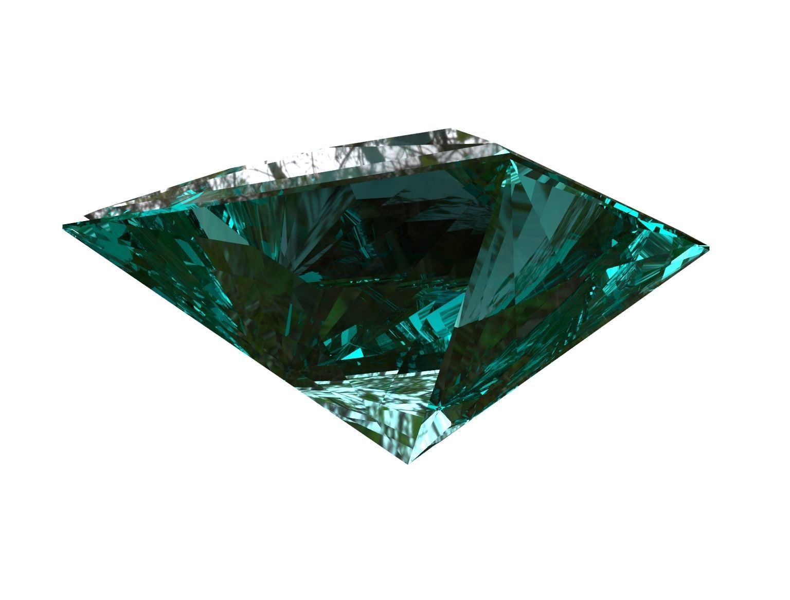 3D model Brilliant green VR / AR / low-poly | CGTrader