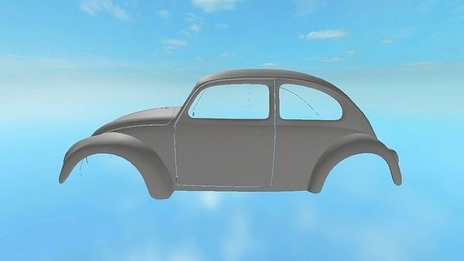 VW Body free VR / AR / low-poly 3D model | CGTrader