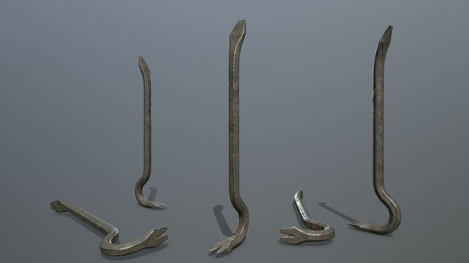 3D model Crowbar hook VR / AR / low-poly | CGTrader