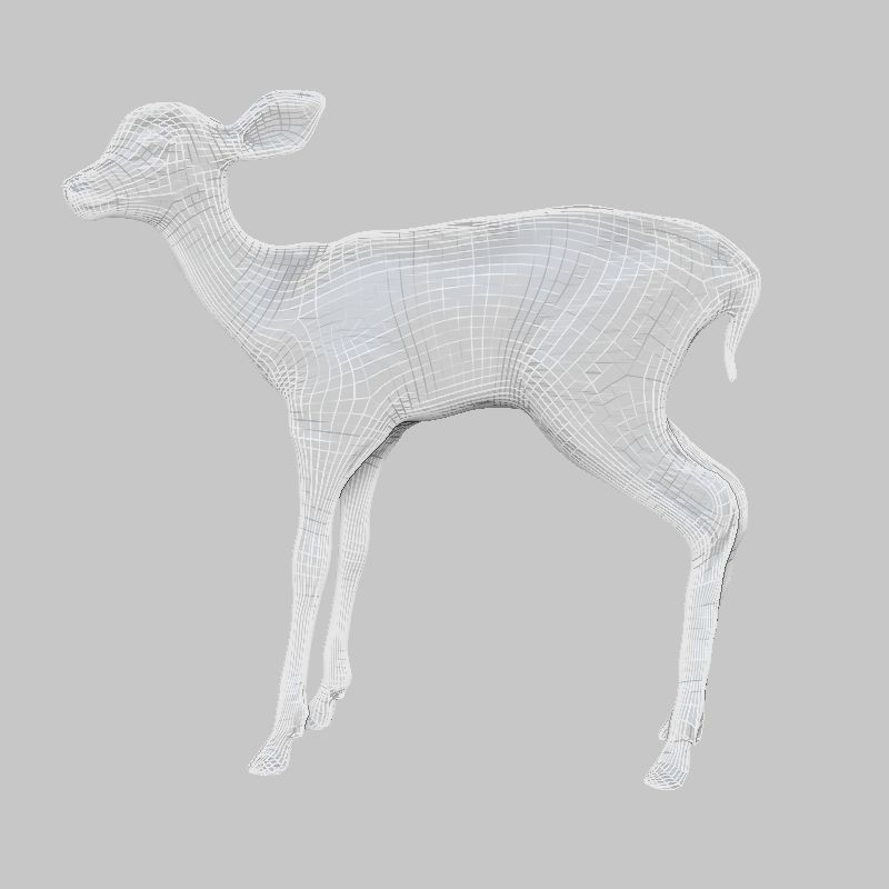 3D model Tiny Fawn VR / AR / low-poly | CGTrader