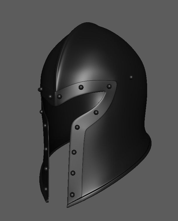 3D asset Medieval Helmet Barbuta Helmet | CGTrader