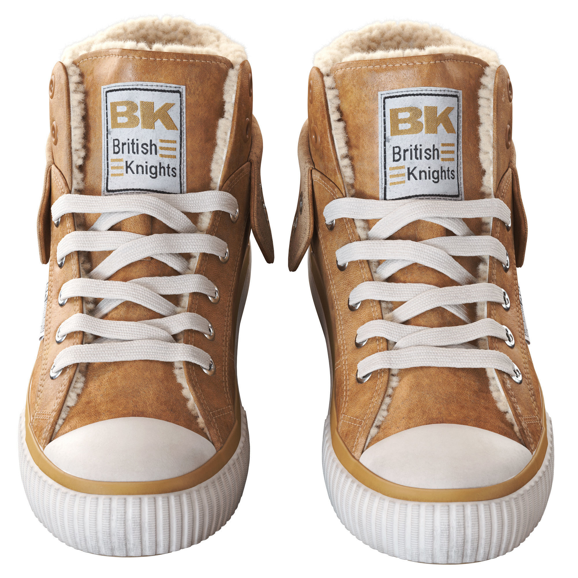 British Knights Roco Gold Brown 3D model | CGTrader