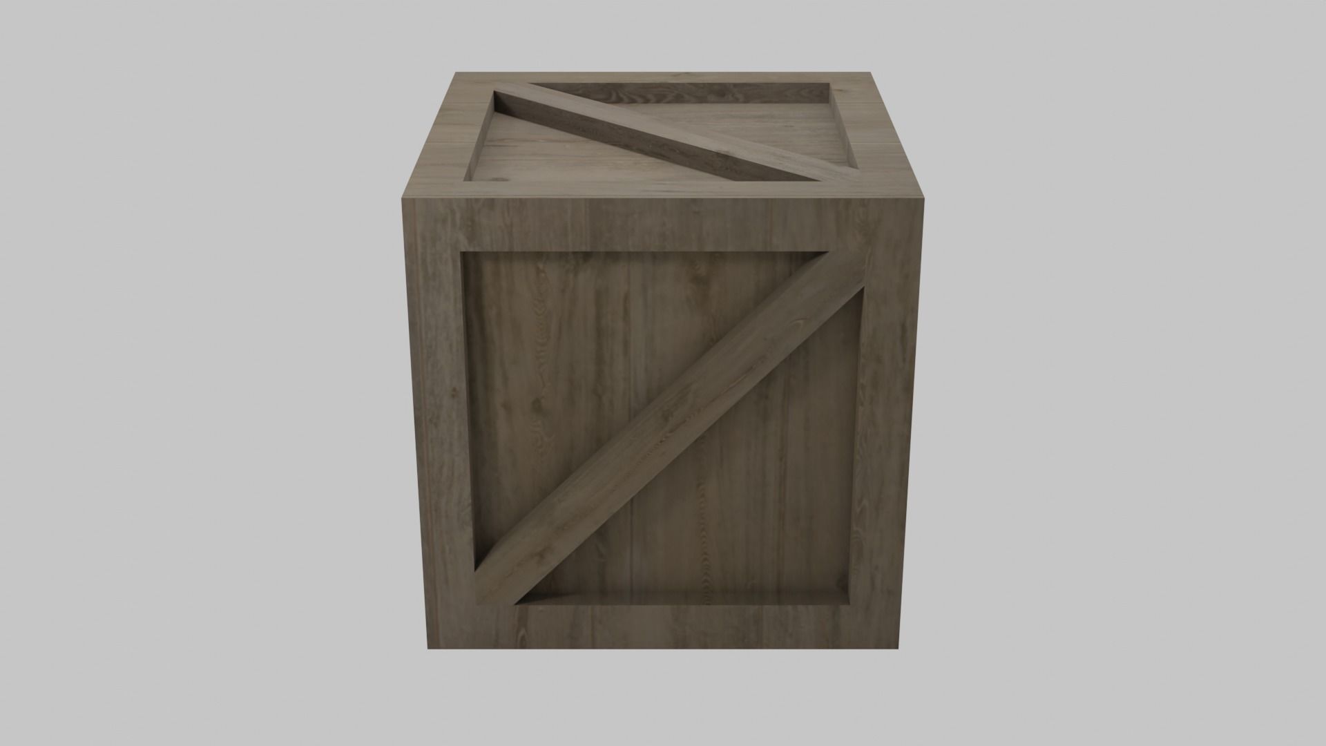 Low Poly Wooden Crate free VR / AR / low-poly 3D model | CGTrader