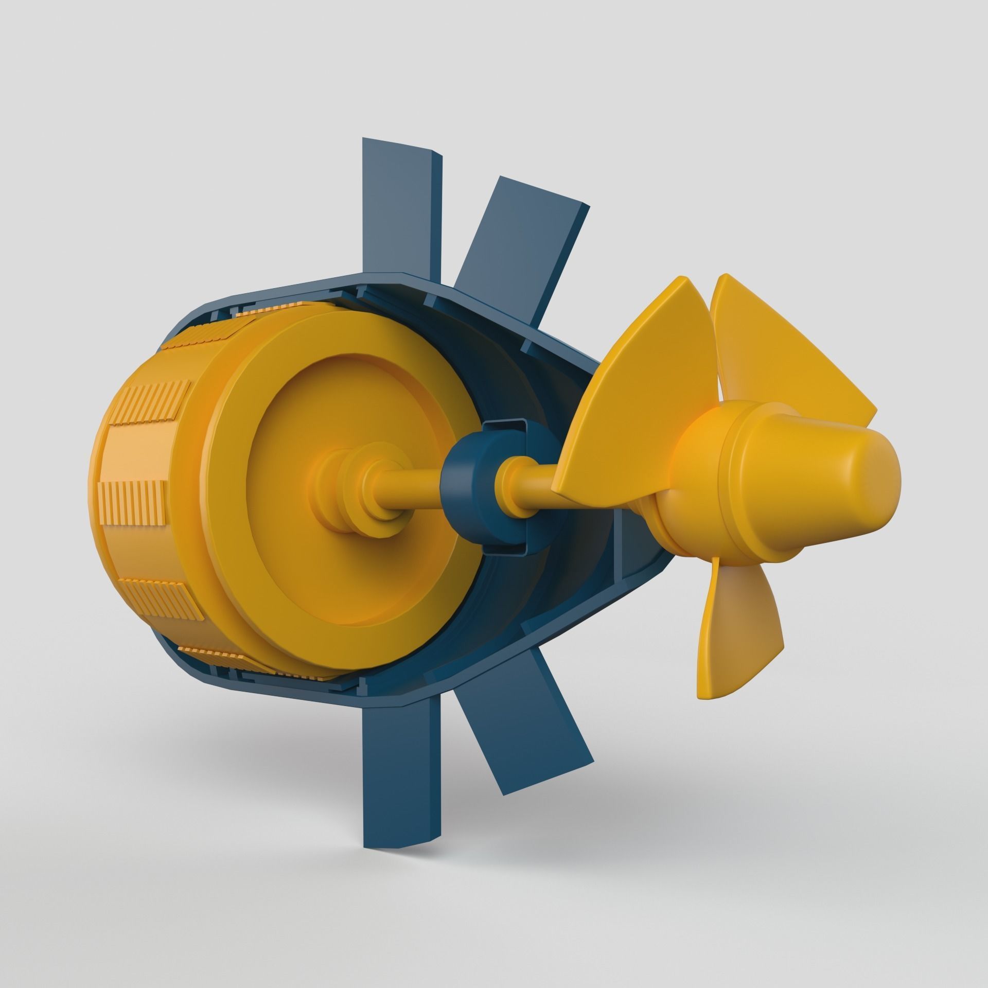 Hydroelectric power station 3D model | CGTrader