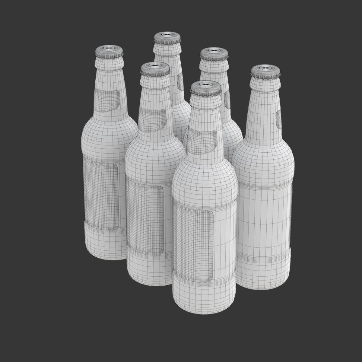 Beer Cardboard Pack 3D model | CGTrader