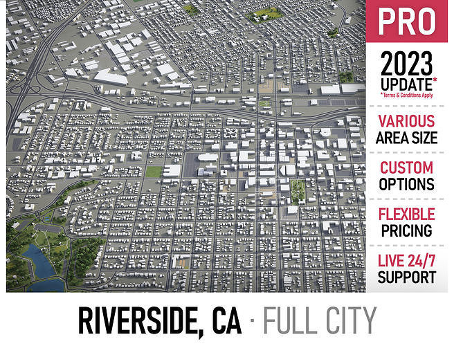3D model Riverside VR / AR / low-poly | CGTrader