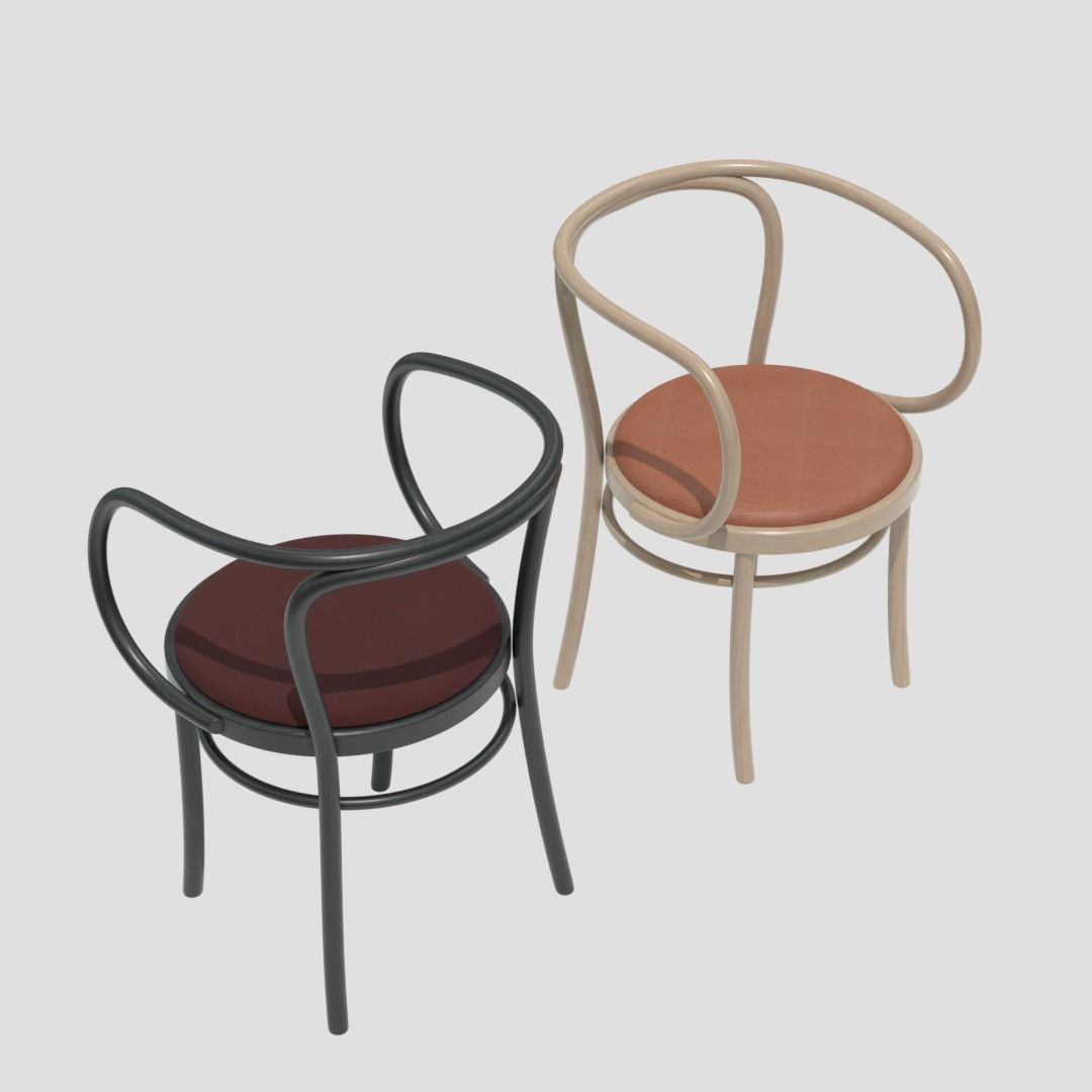 Thonet 209 P Chair free VR / AR / low-poly 3D model | CGTrader