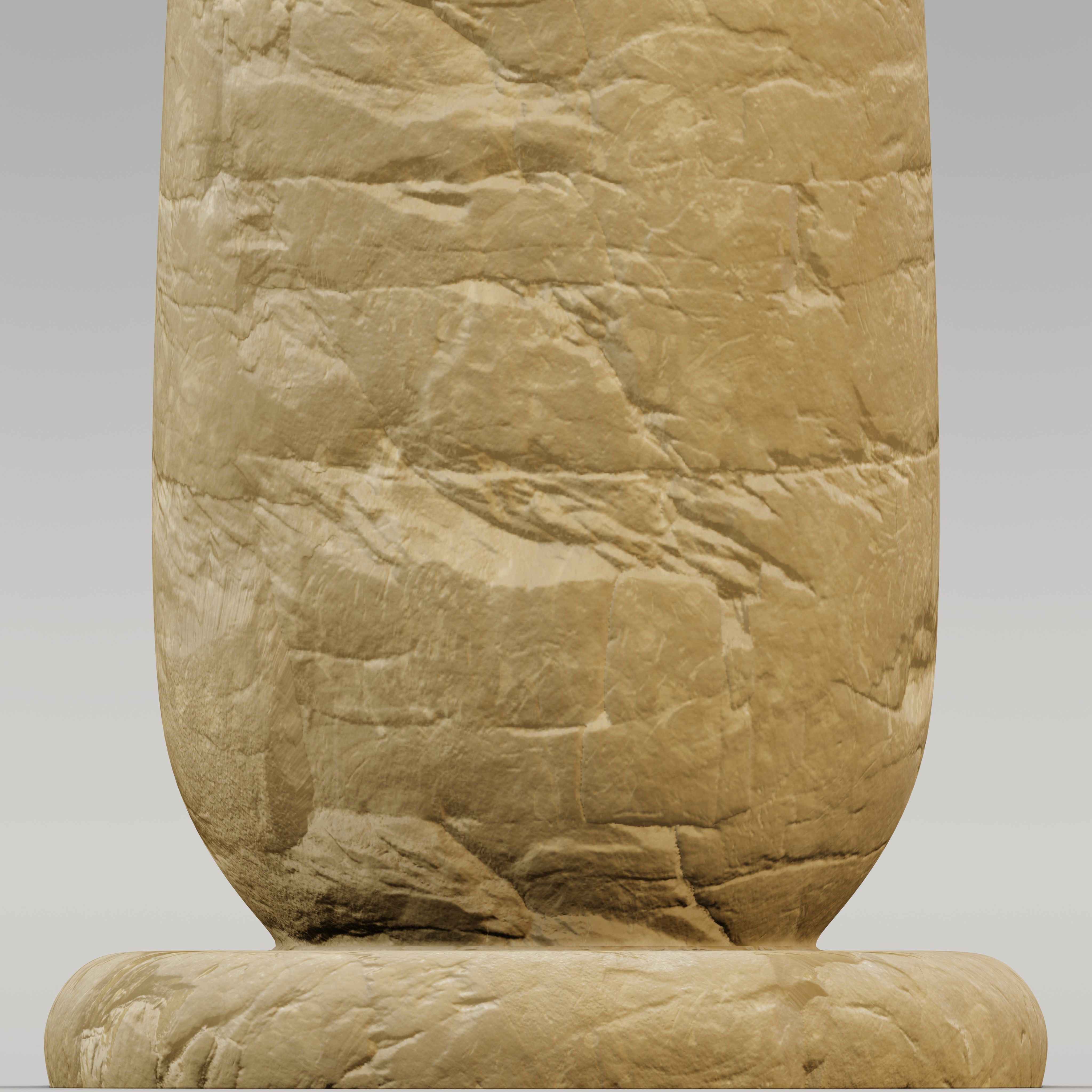 3D model Egyptian papyriform column VR / AR / low-poly | CGTrader