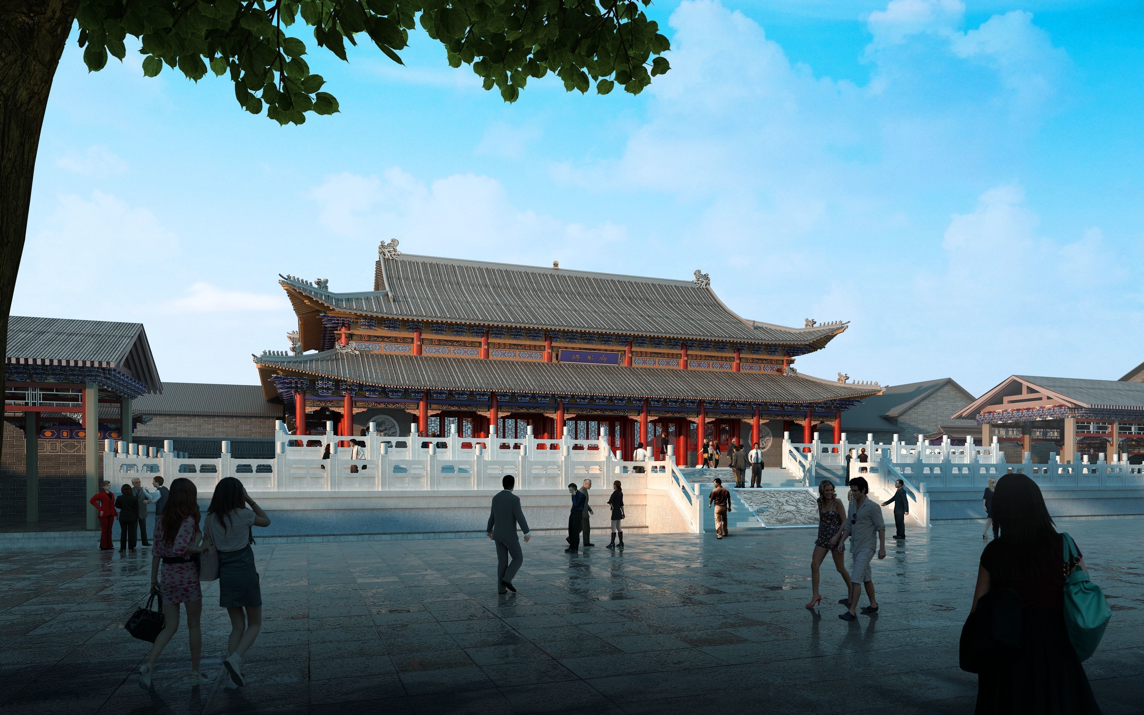 3D model The Ancient Chinese Temples 013 | CGTrader