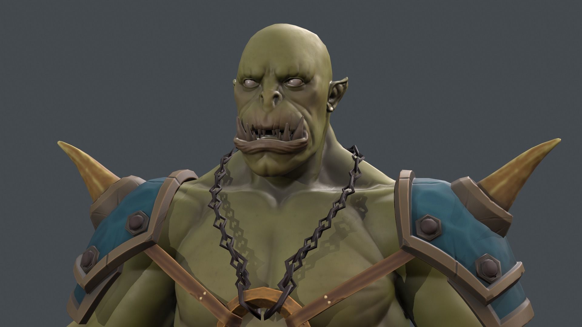 Stylized PBR Orc free VR / AR / low-poly 3D model | CGTrader