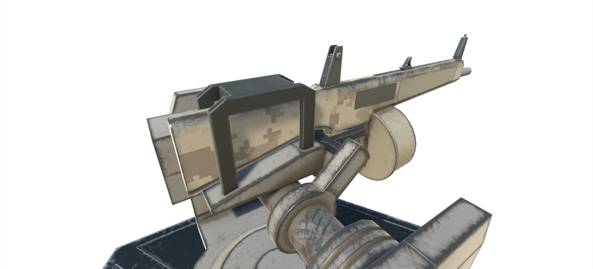 3D model Modern Unmanned Turrets V3 VR / AR / low-poly | CGTrader