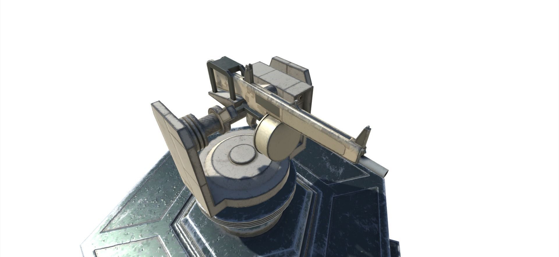 3D model Modern Unmanned Turrets V3 VR / AR / low-poly | CGTrader