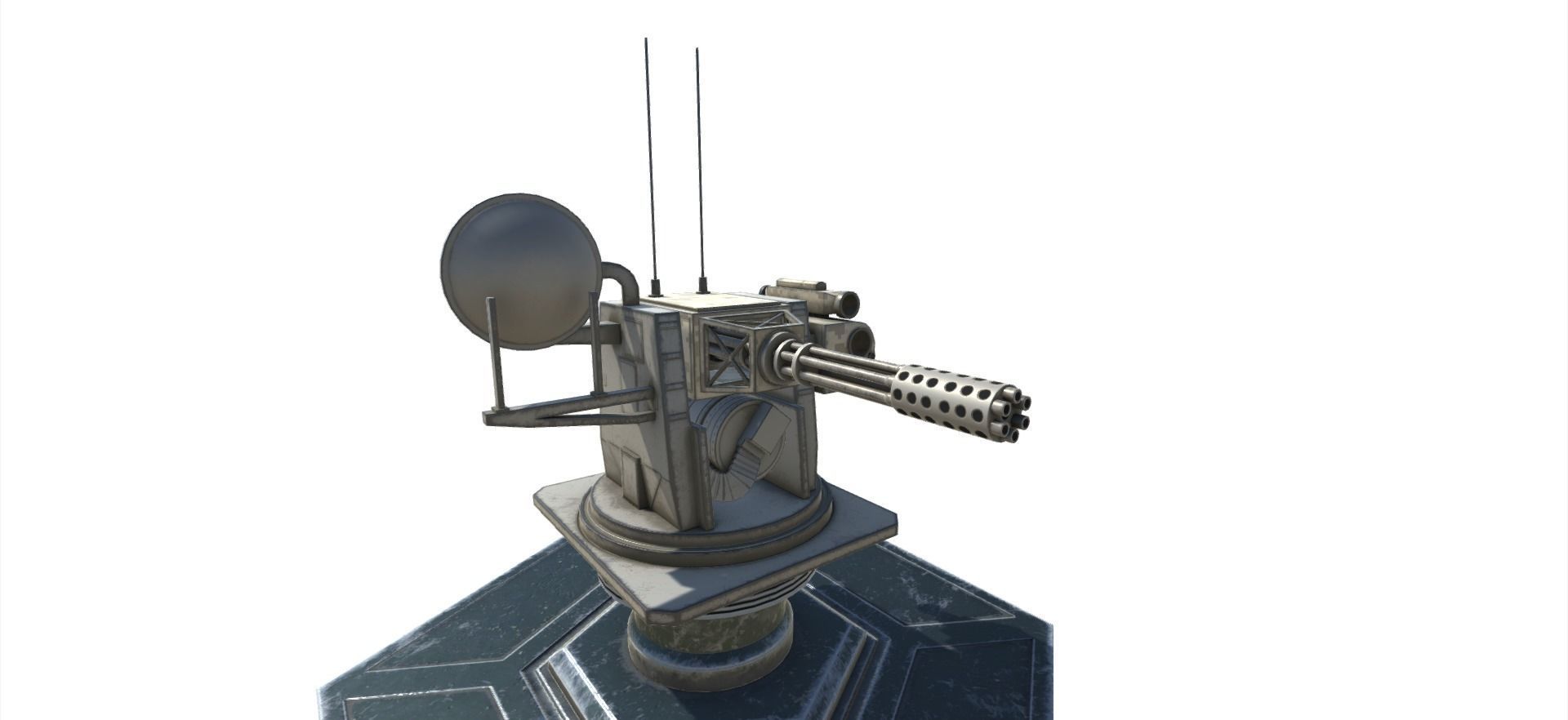 3D model Modern Unmanned Turrets V3 VR / AR / low-poly | CGTrader