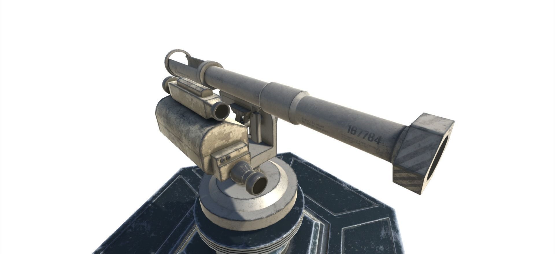 3D model Modern Unmanned Turrets V3 VR / AR / low-poly | CGTrader