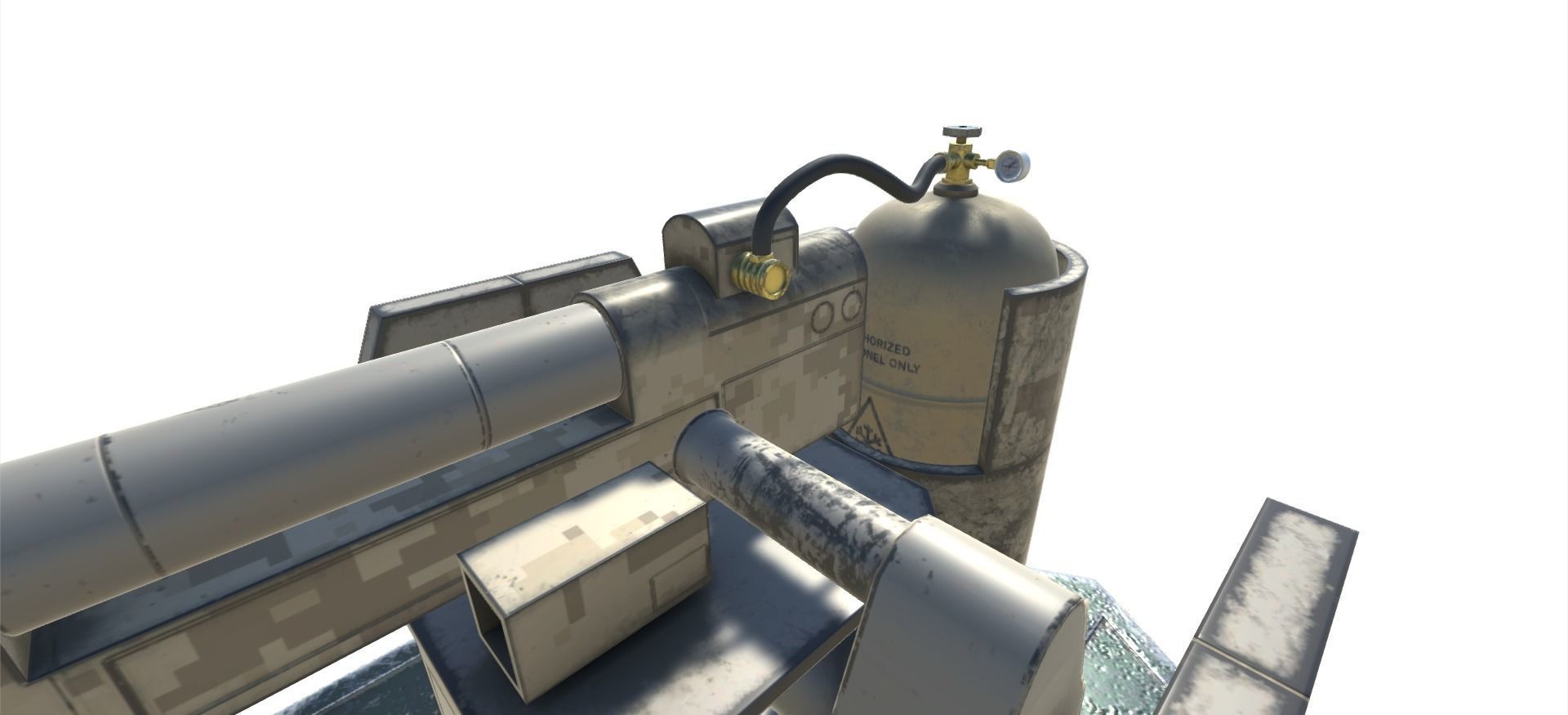 3D model Modern Unmanned Turrets V3 VR / AR / low-poly | CGTrader