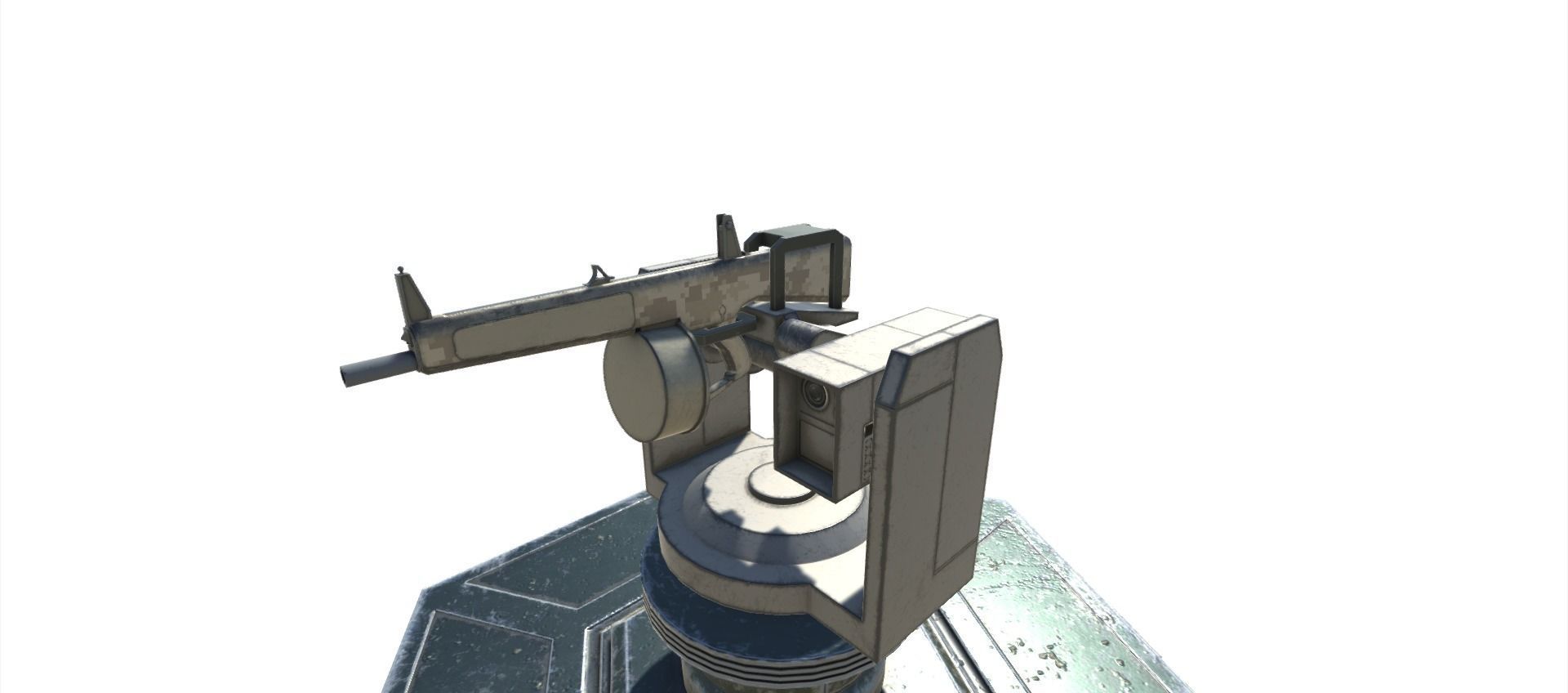 3D model Modern Unmanned Turrets V3 VR / AR / low-poly | CGTrader