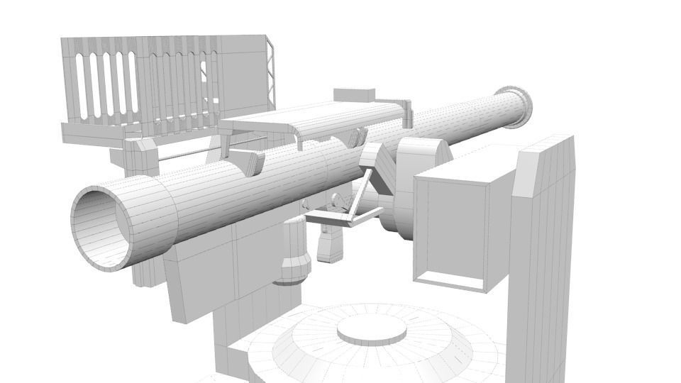 3D model Modern Unmanned Turrets V3 VR / AR / low-poly | CGTrader