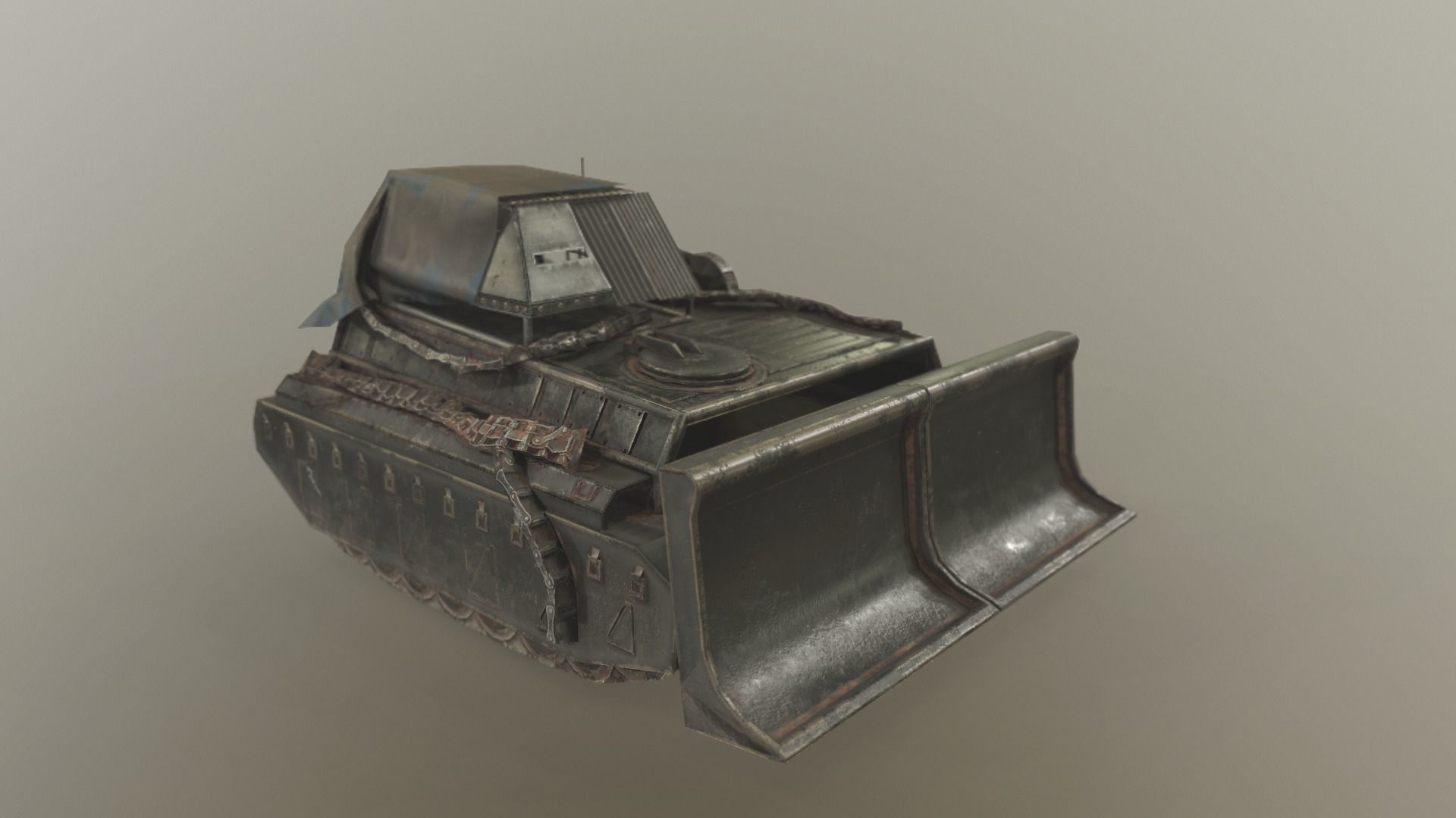 3D model Post apocalyptic Tank VR / AR / low-poly | CGTrader