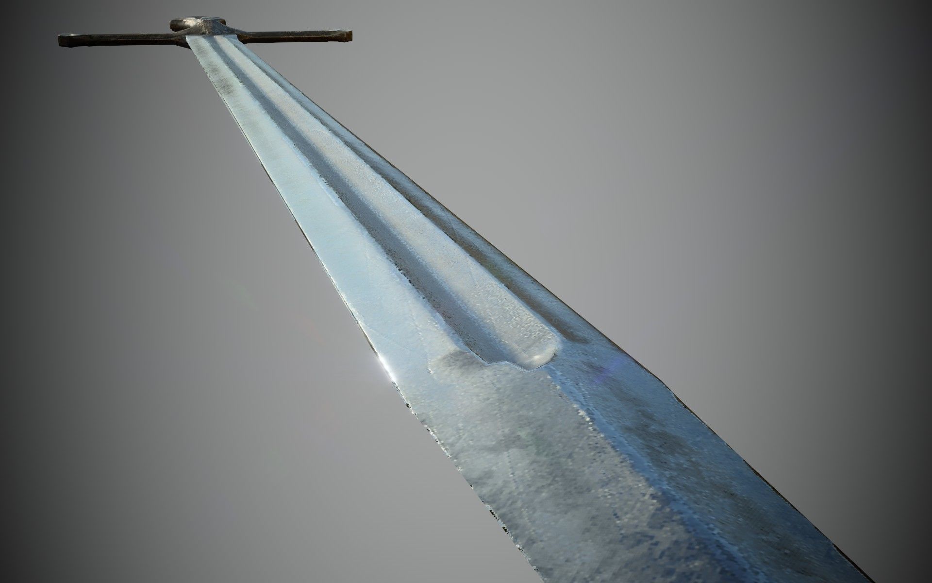 3D model straight sword VR / AR / low-poly | CGTrader