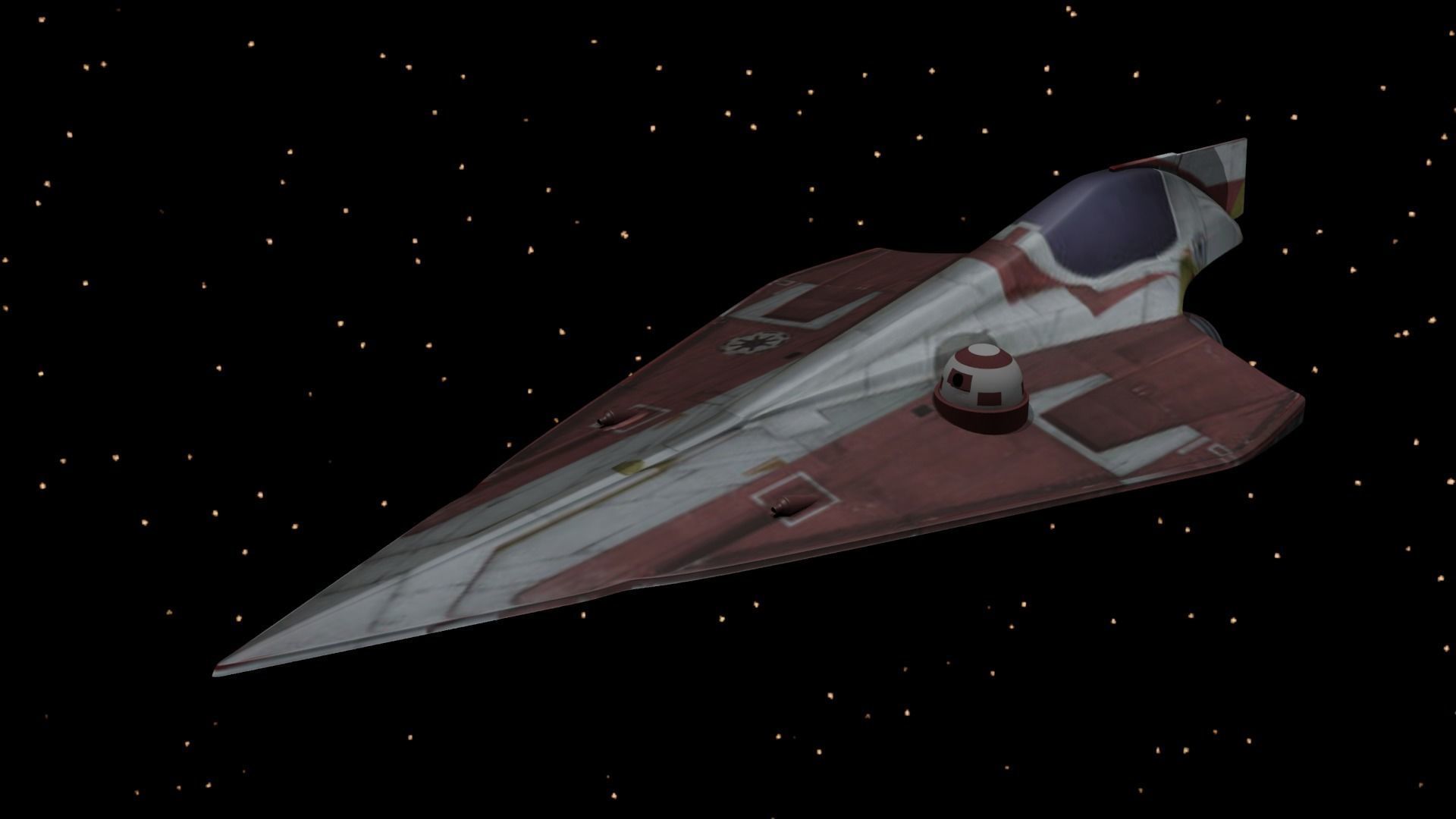 Star Wars - Delta 7 Jedi Fighter 3D | CGTrader