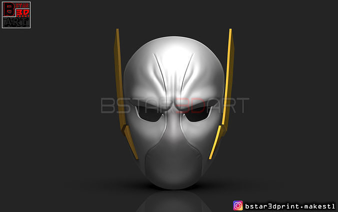 Godspeed Mask - Flash God Season 6 - Flash cosplay helmet 3D model 3D ...