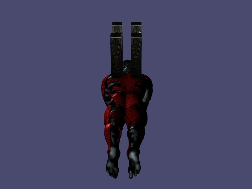 Roboman Spaceship 3D model rigged | CGTrader