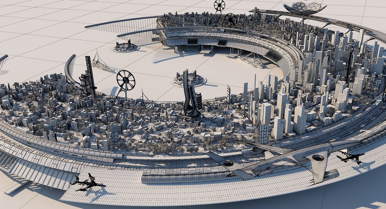 Future City 2020 3D model | CGTrader