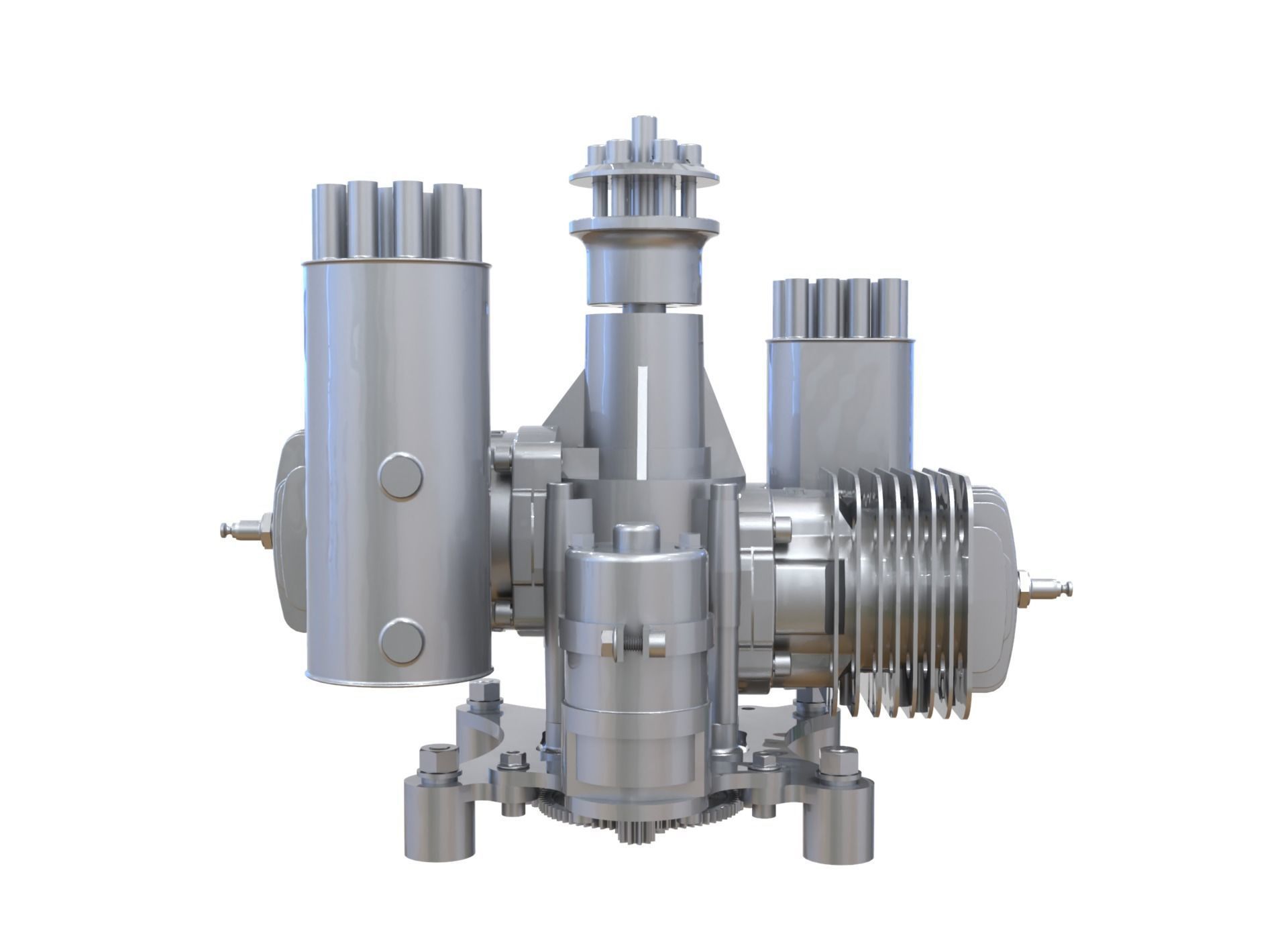 Aero Engine 3D model | CGTrader