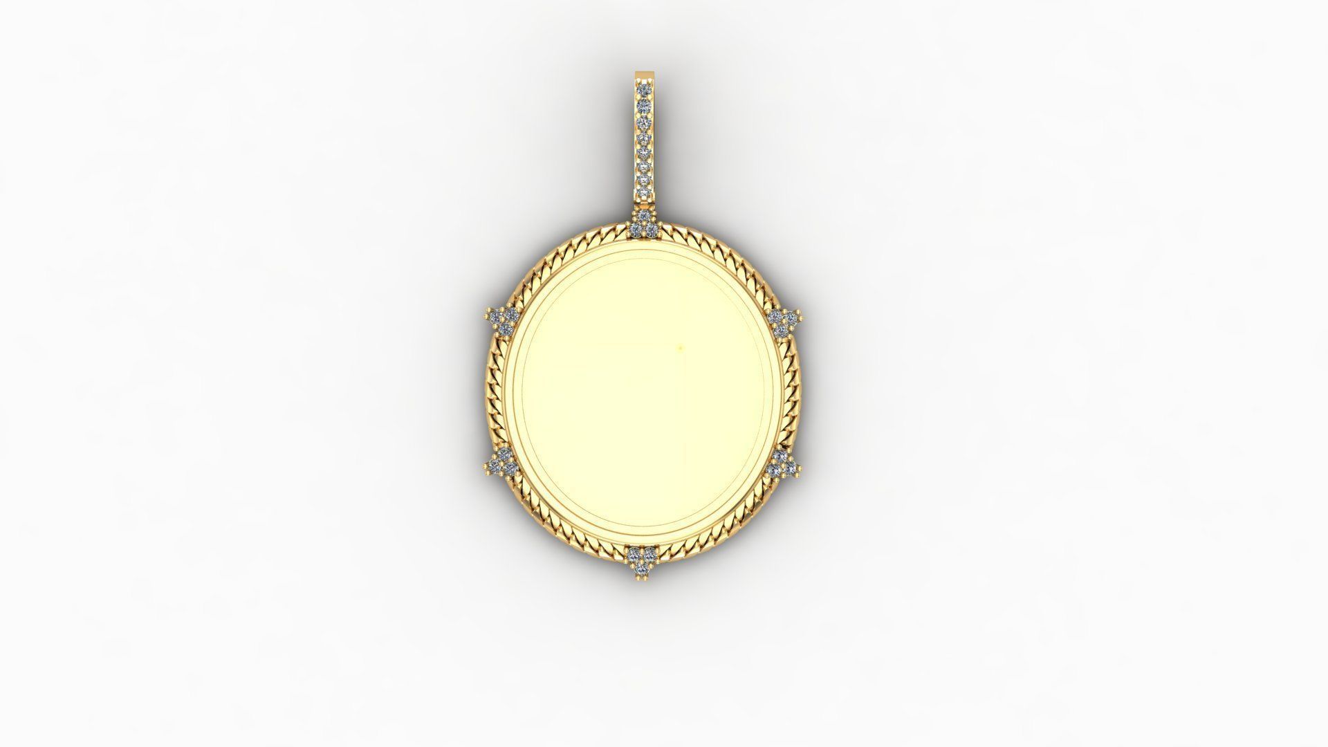 picture pendant chain STL 3D model | CGTrader