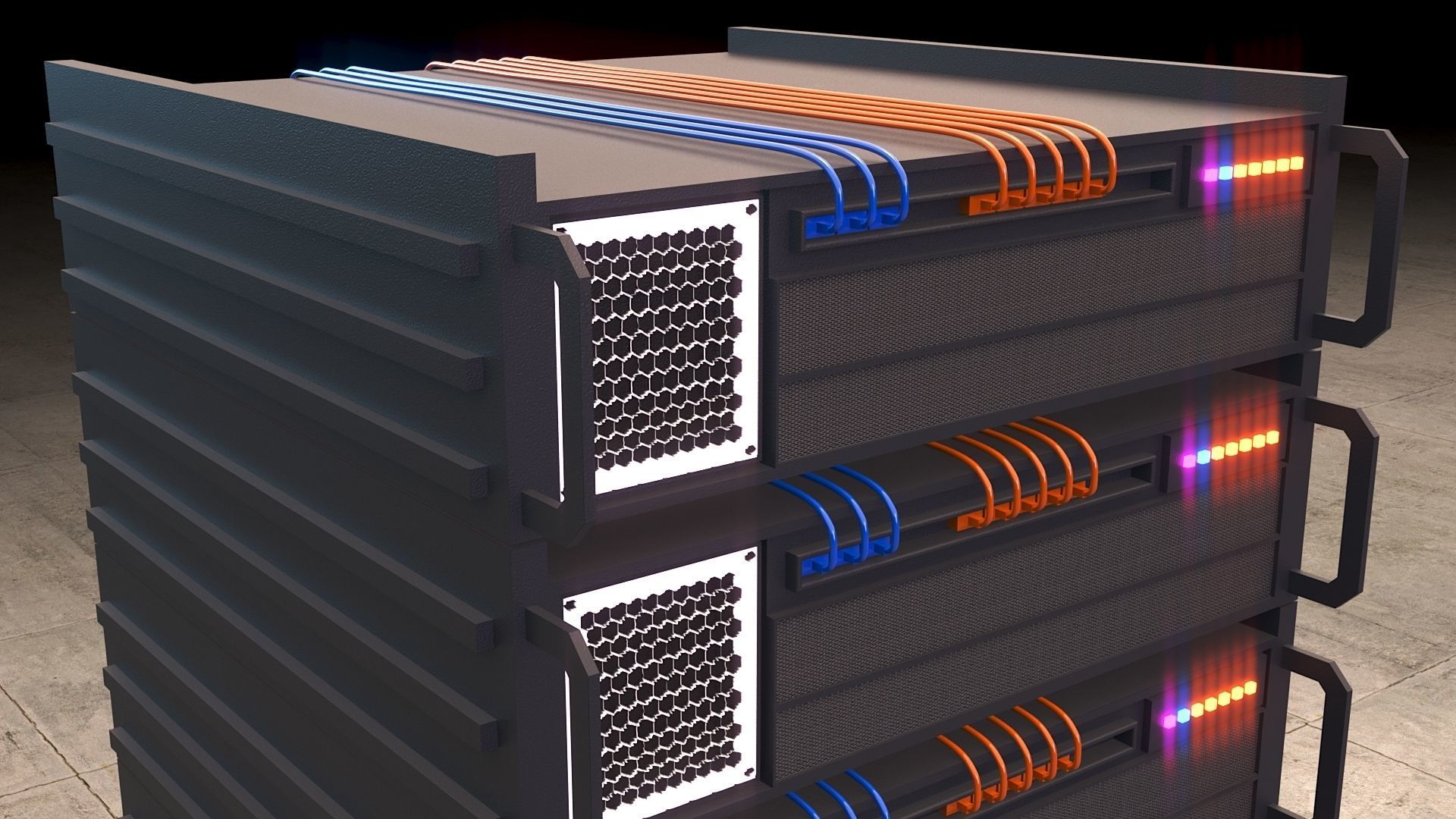 Server Racks 3D model | CGTrader