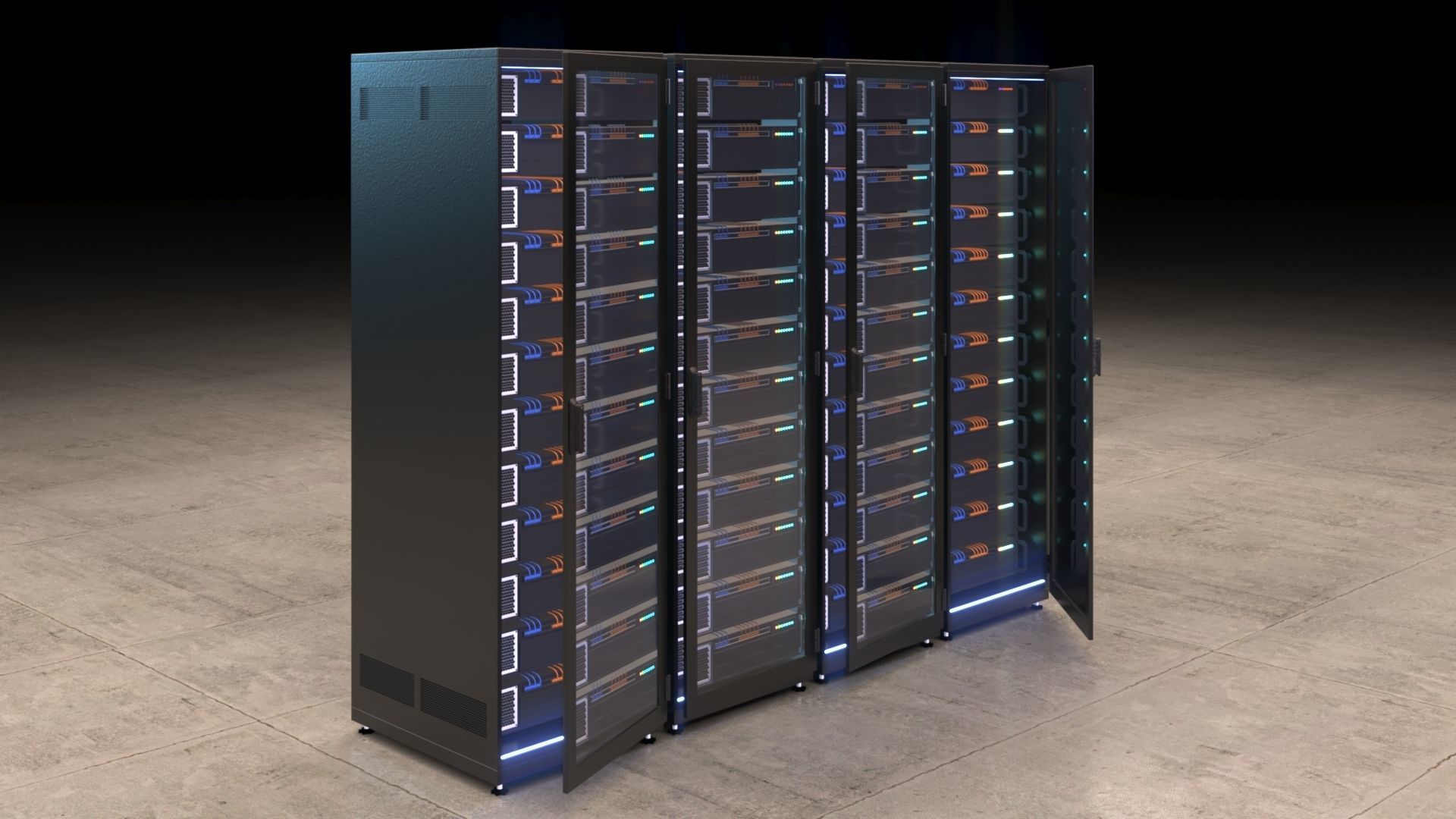 Server Racks 3D model | CGTrader