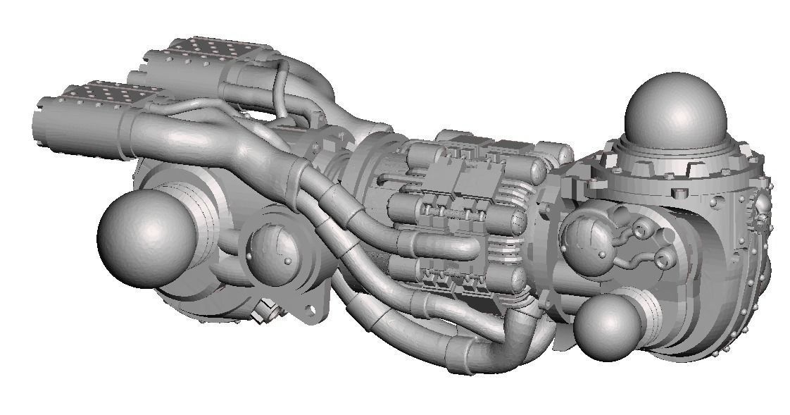 Centaur Knight Conversion Kit - Chassis only 3D model 3D printable ...