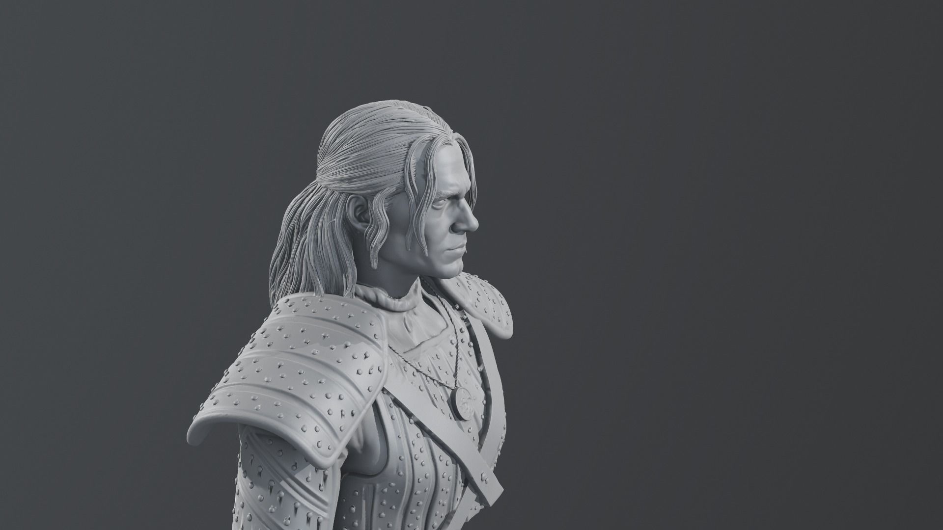 Henry Cavill - Geralt of Rivia - The witcher 3D model 3D printable ...